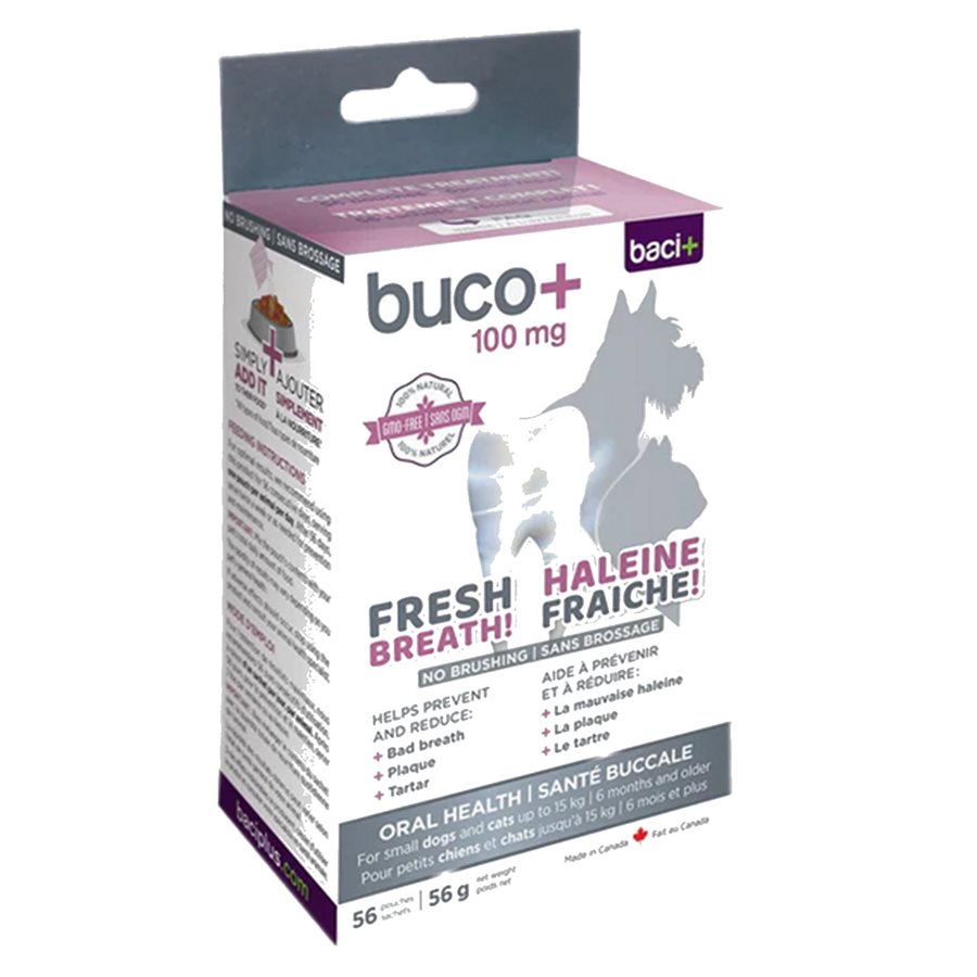 BUCO+ PETIT CHIEN OU CHAT 100 MG - 56 G