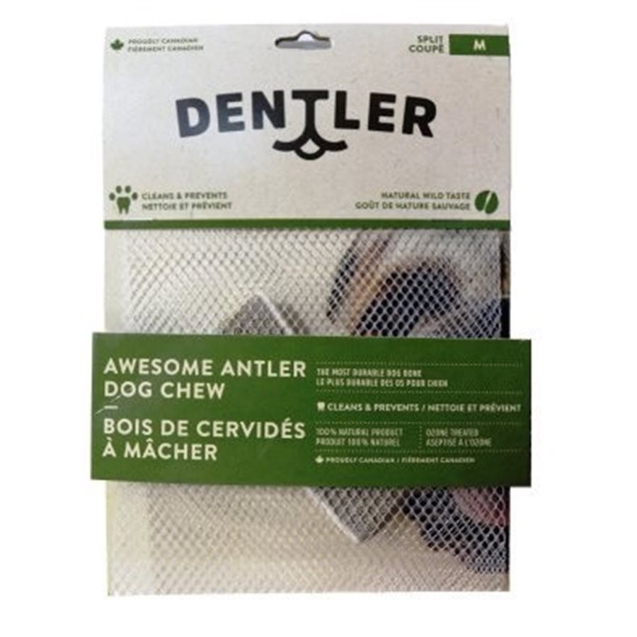 DENTLER BOIS CERVIDÉS SPLIT NATUREL - MOYEN